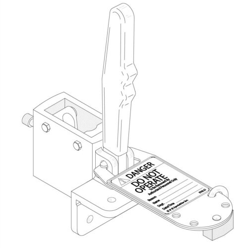 Model No. 576LO Rope Lock Safety Lockout Tag